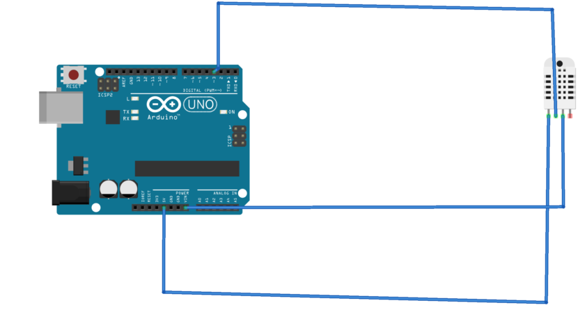 How to measure Humidity and Temperature using DHT22 and Arduino ...